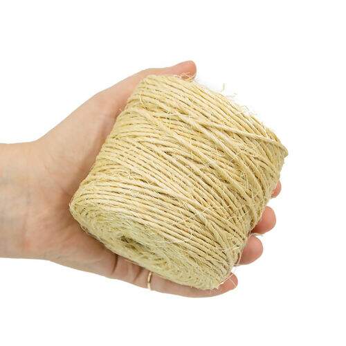 Fio de Sisal 300/1 Luli 2,5 mm cor Natural 75 mt/250 gr