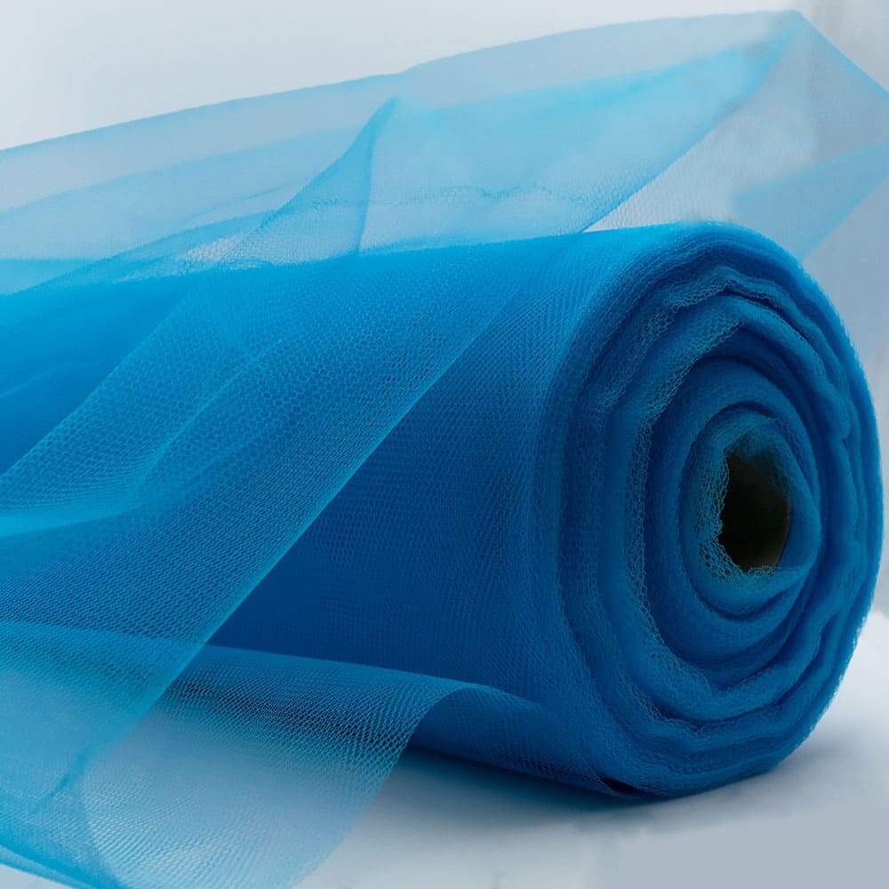 Tecido Tule Azul Turquesa - 1 Metro